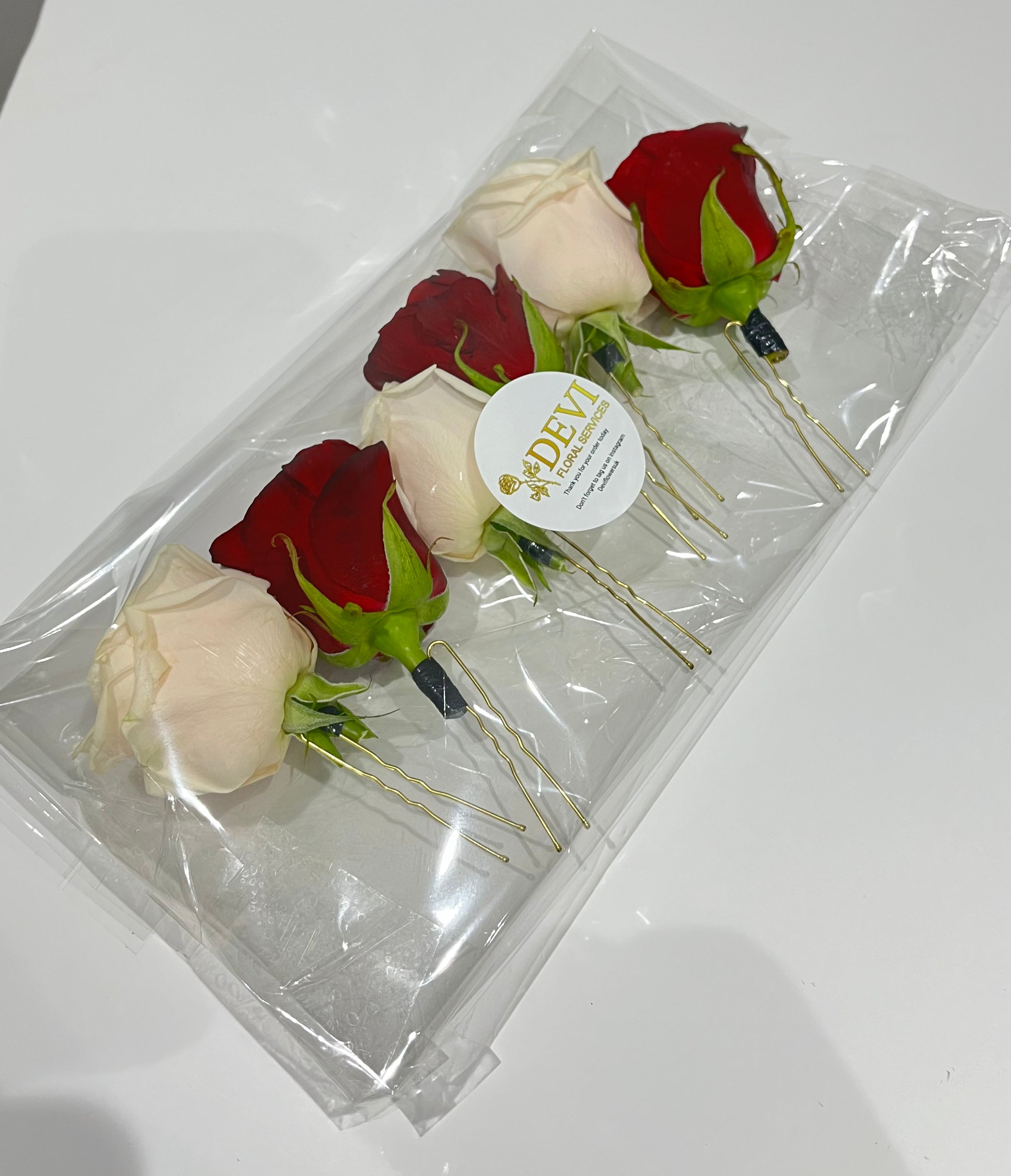 Lose Hair Flowers with Pins - Fresh hair flowers, loose flowers, lose ...